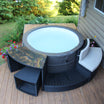 Glass Top Bar - Round Surround Furniture – Canadian Spa UK