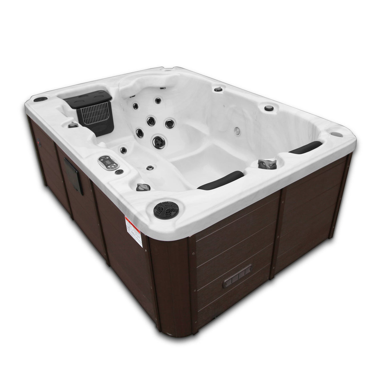 Montreal Plug & Play Spa, 3-Person, 24 Jets | LED, Bluetooth, Ozone ...